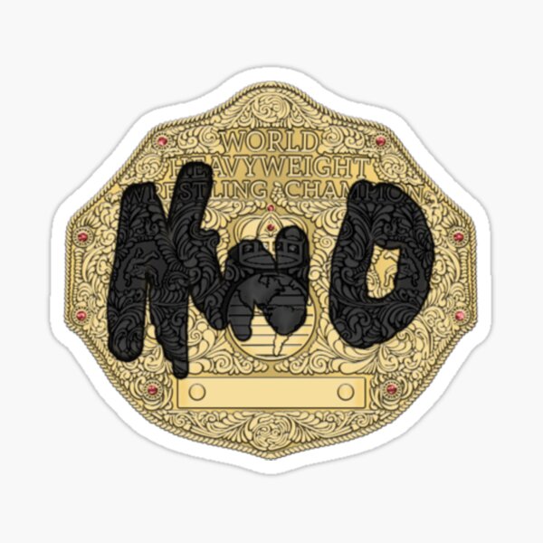 "World Heavyweight Championship Wrestling Belt" Sticker for Sale by ...
