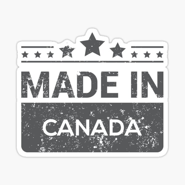 Made In Canada Stickers | Redbubble