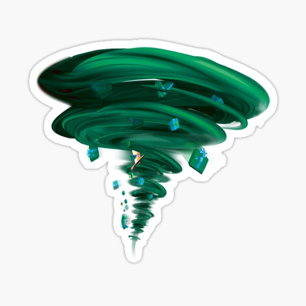 "Tornado Tropical cyclone, hurricane, painting, storm," Sticker for ...