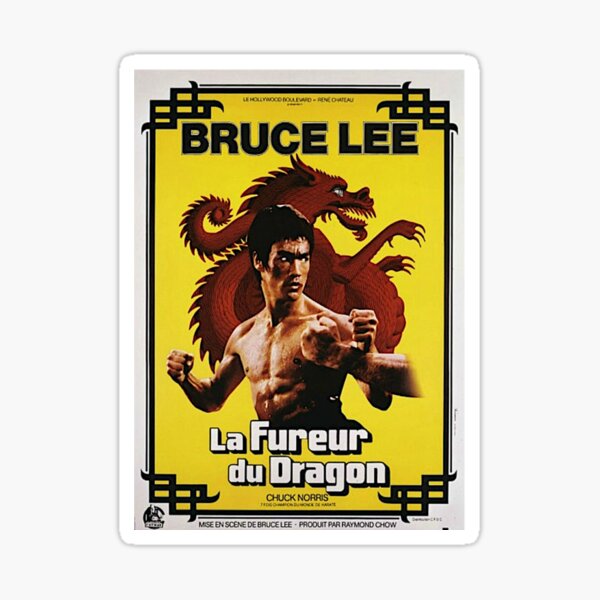 "Bruce Lee" Sticker for Sale by maciet | Redbubble