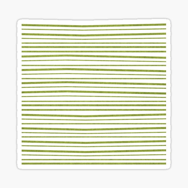 "Horizontal Green Lines on Light Grey Background" Sticker for Sale by ...
