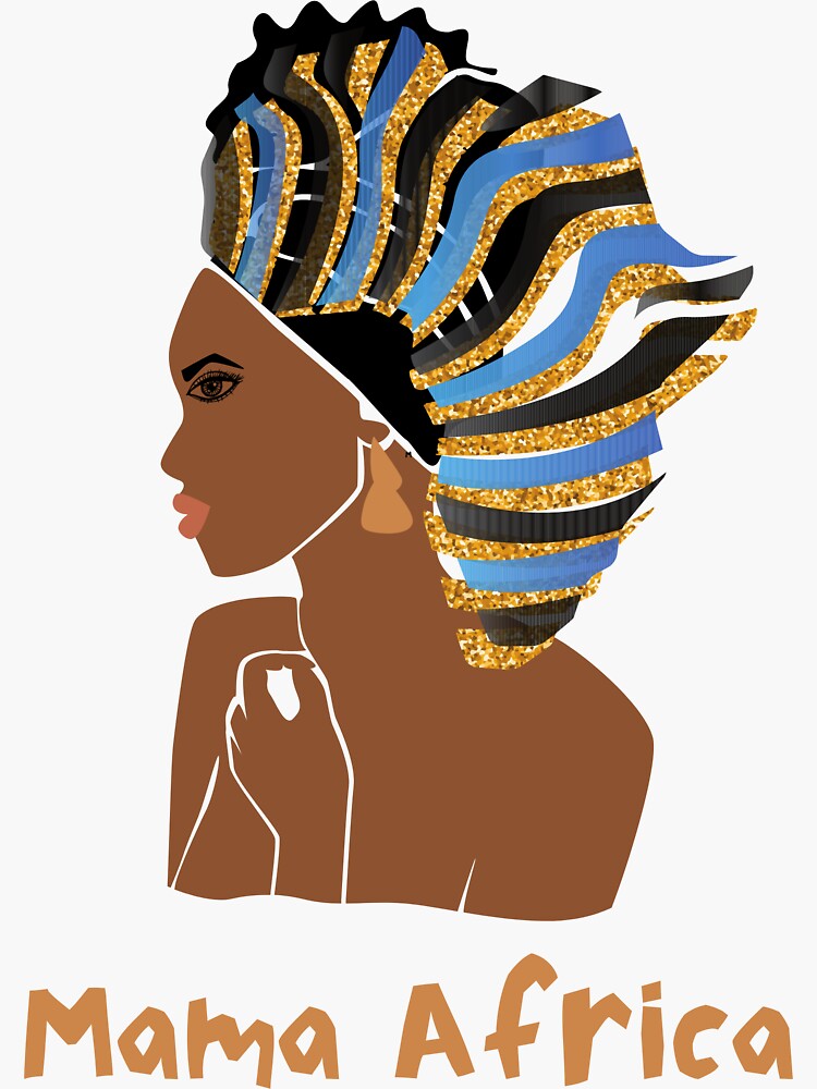 "Mama Africa" Sticker for Sale by Zyon144 | Redbubble