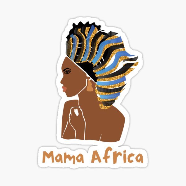 "Mama Africa" Sticker for Sale by Zyon144 | Redbubble