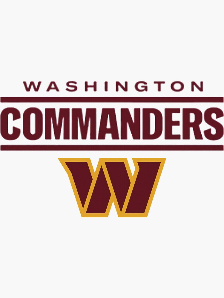 "Washington Commanders 3" Sticker for Sale by livaramorey | Redbubble