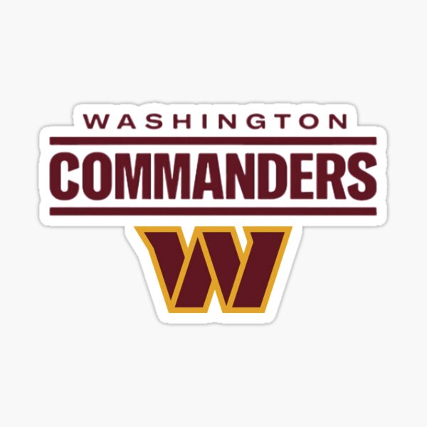 "Washington Commanders 3" Sticker for Sale by livaramorey | Redbubble