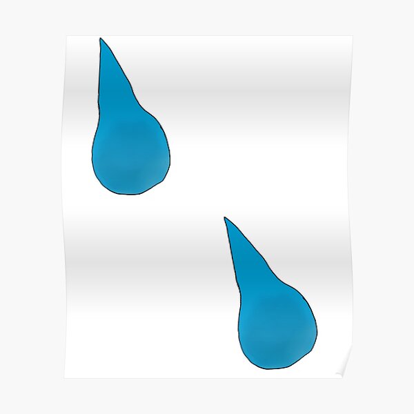 "Two Water Droplets" Poster for Sale by Usagicollection | Redbubble