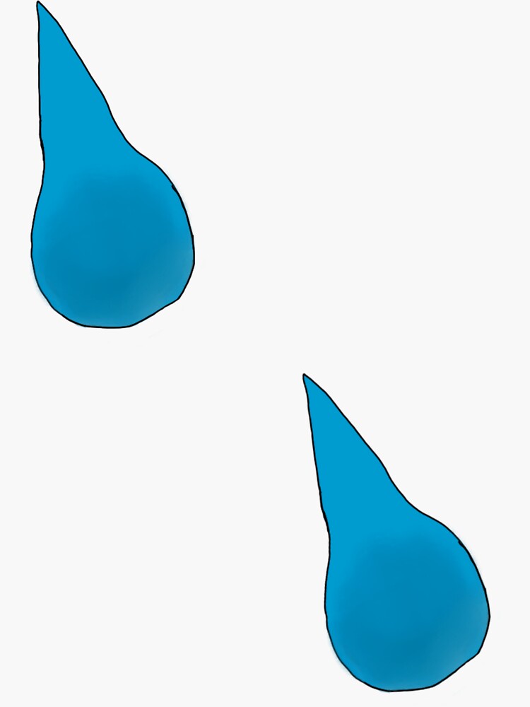 "Two Water Droplets" Sticker for Sale by Usagicollection | Redbubble