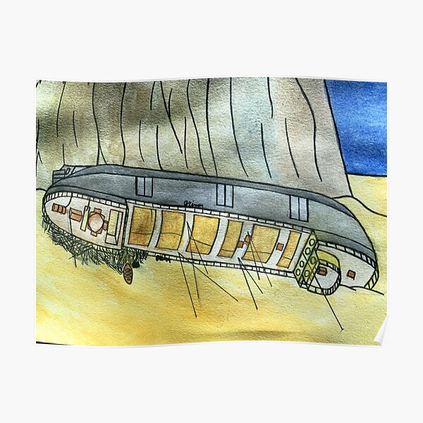 "Wreck of the SS Kamloops (Watercolor)" Poster for Sale by TigerGrimm11 ...