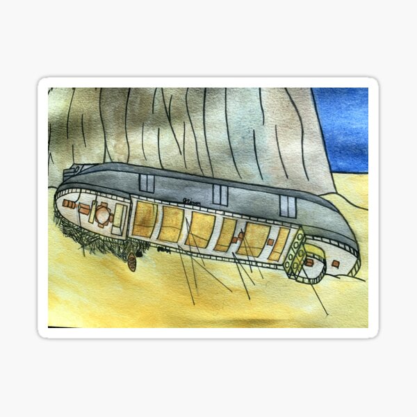 "Wreck of the SS Kamloops (Watercolor)" Sticker for Sale by ...