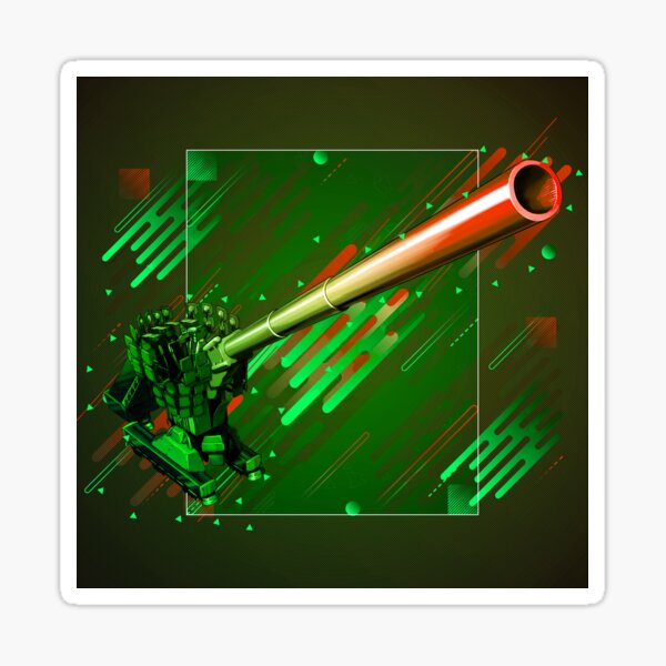 "Superdreadnought Rail Cannon Gustav Max *Modern Graphic Design ...