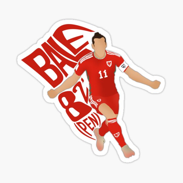 "Gareth Bale Penalty Goal VS USA" Sticker for Sale by bubblecoch ...
