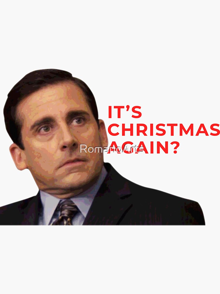 "The Office - Michael Scott - christmas " Sticker for Sale by ...