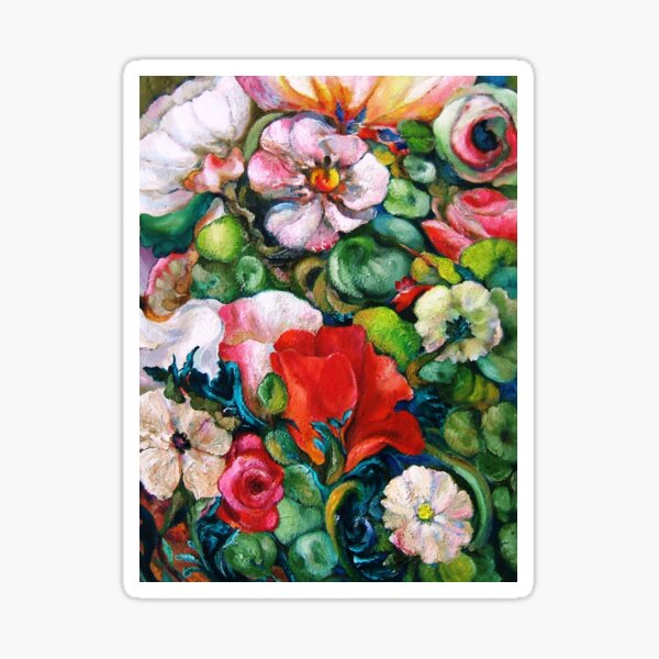 "Jody's Fragrant Garden" Sticker for Sale by Hawkski | Redbubble