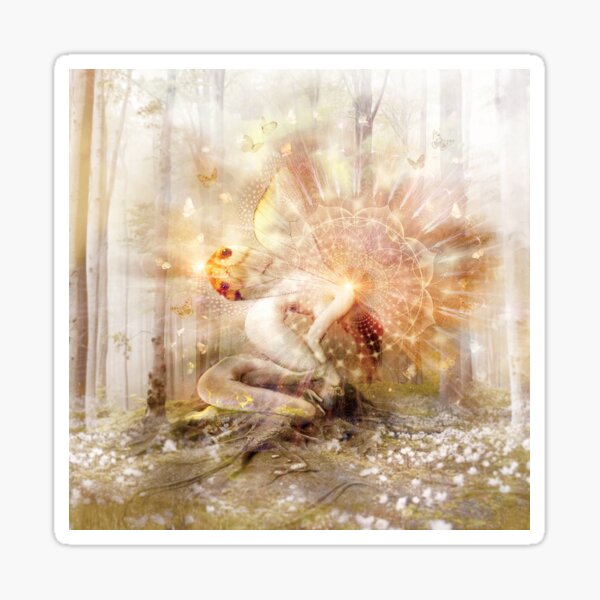 "Rebirth Spiritual Awakening Kudalini Transformation Death as a Transition " Sticker for Sale by ...