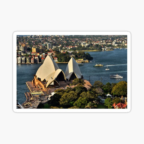 "Sydney Opera House 50th anniversary" Sticker for Sale by andreisky ...