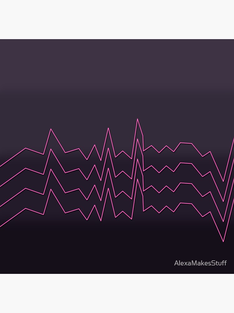 "Line Graph Aesthetic - Pink" Sticker for Sale by AlexaMakesStuff ...