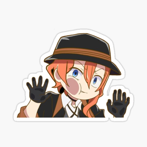 "Cute Chuuya " Sticker for Sale by SummonFamiliar | Redbubble