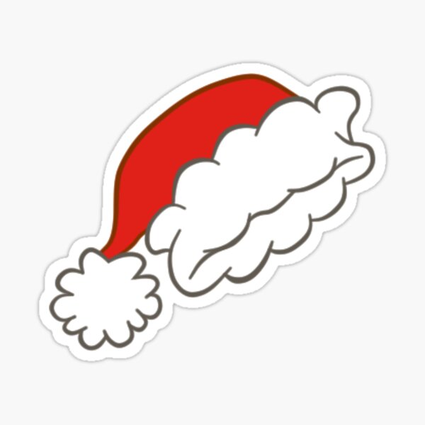 "Workshoppers Santa Hat" Sticker for Sale by PortfolioRun | Redbubble