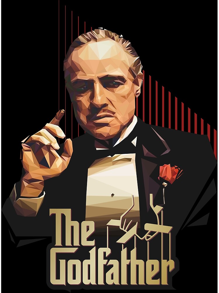 "the godfather don vito corleone" Poster for Sale by NewZunGraphic ...