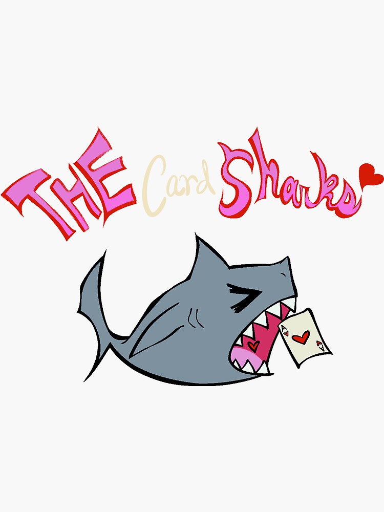 "Card Sharks original logo" Sticker for Sale by mistyarist | Redbubble