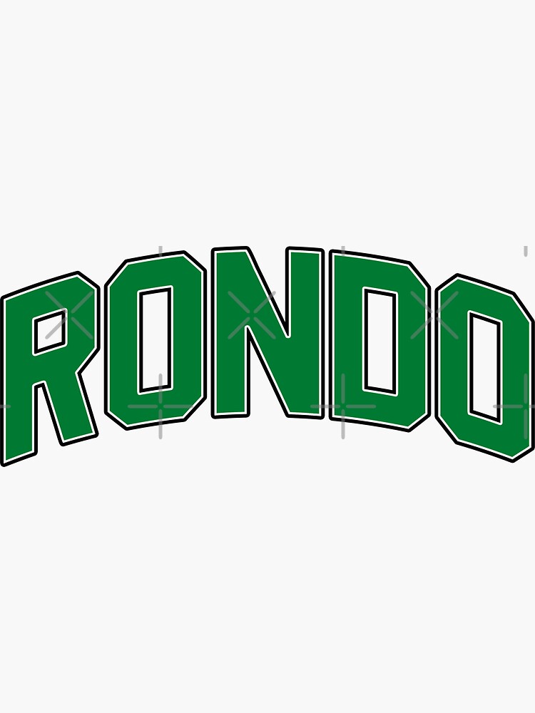 "Rajon Rondo Number 9" Sticker for Sale by RedPremium | Redbubble