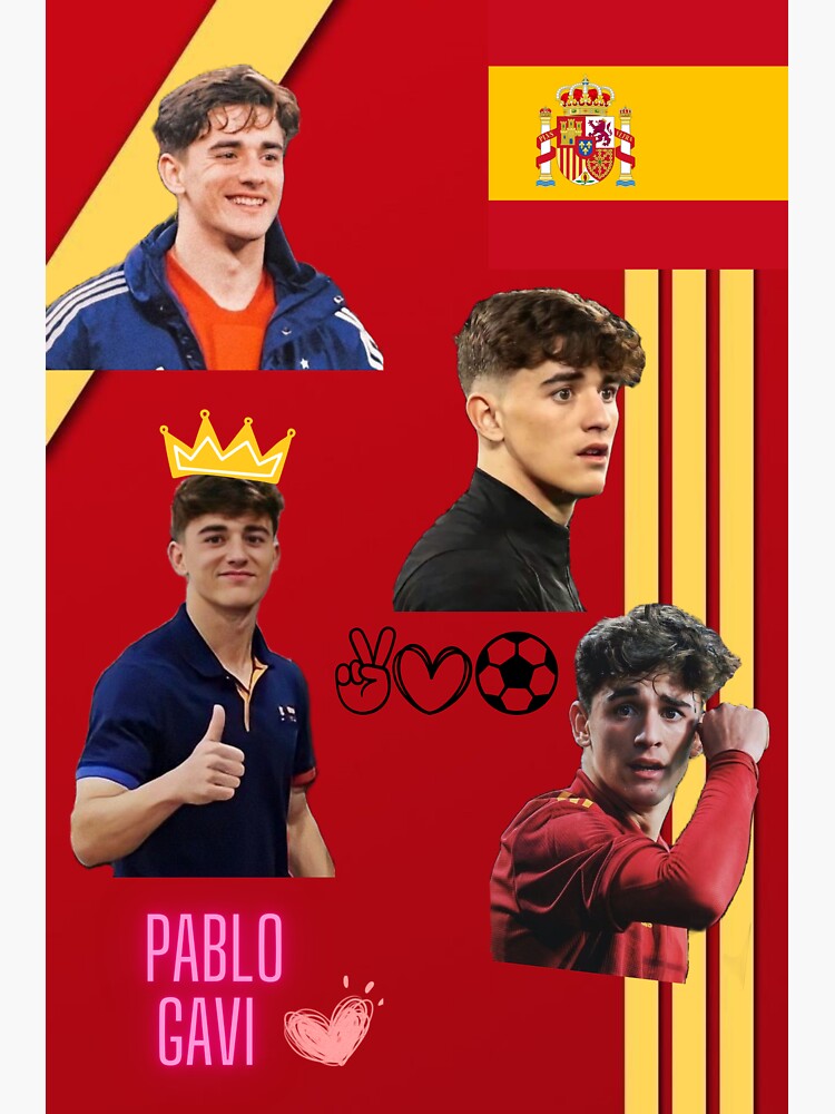 "Pablo gavi" Sticker for Sale by ZAAAP | Redbubble