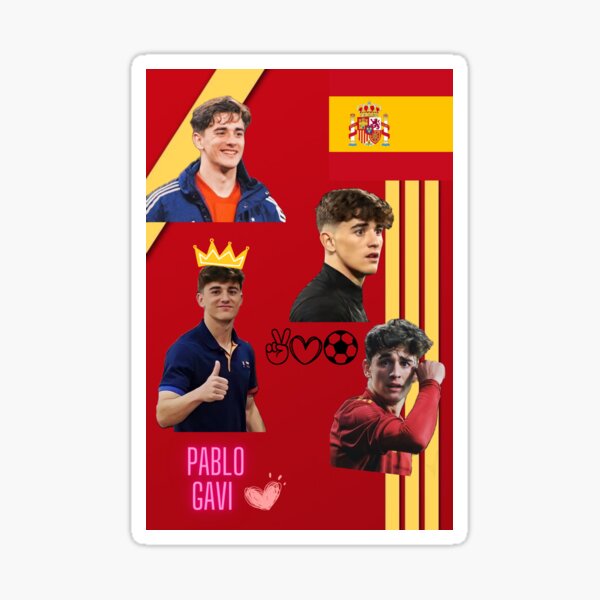 "Pablo gavi" Sticker for Sale by ZAAAP | Redbubble