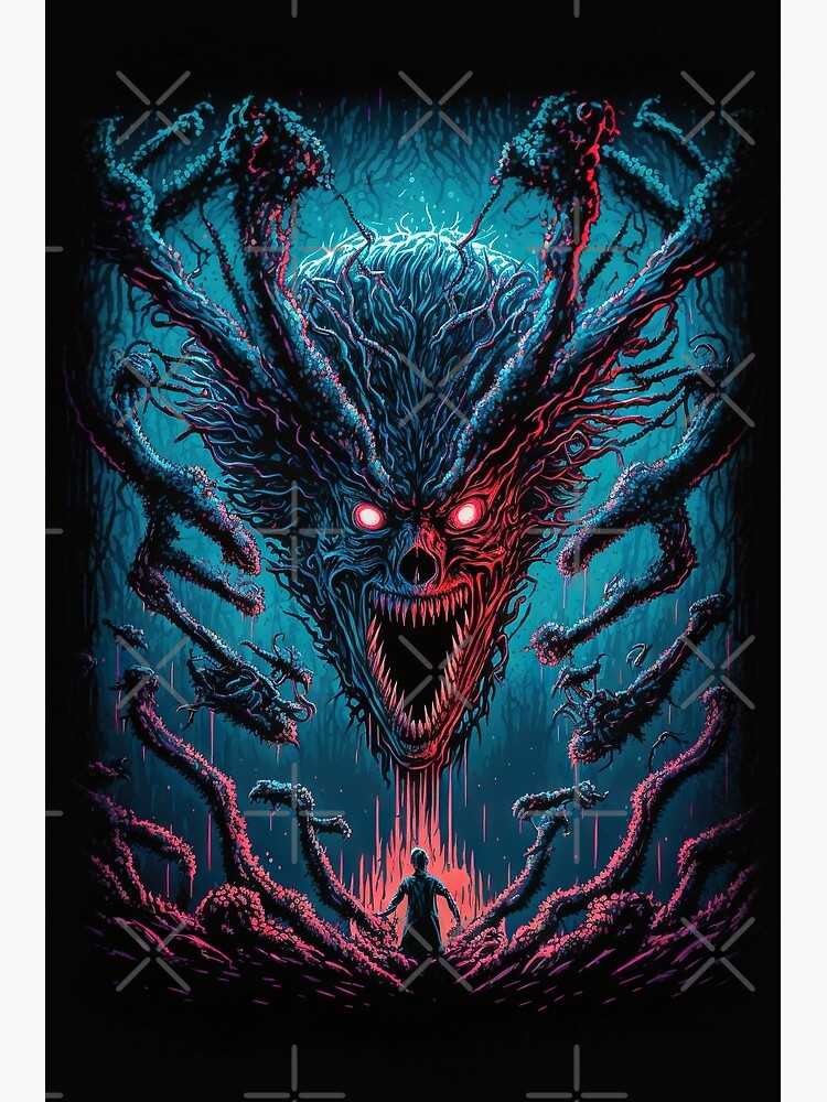 "Stranger Things Mind Flayer" Poster for Sale by HenisonHorror | Redbubble
