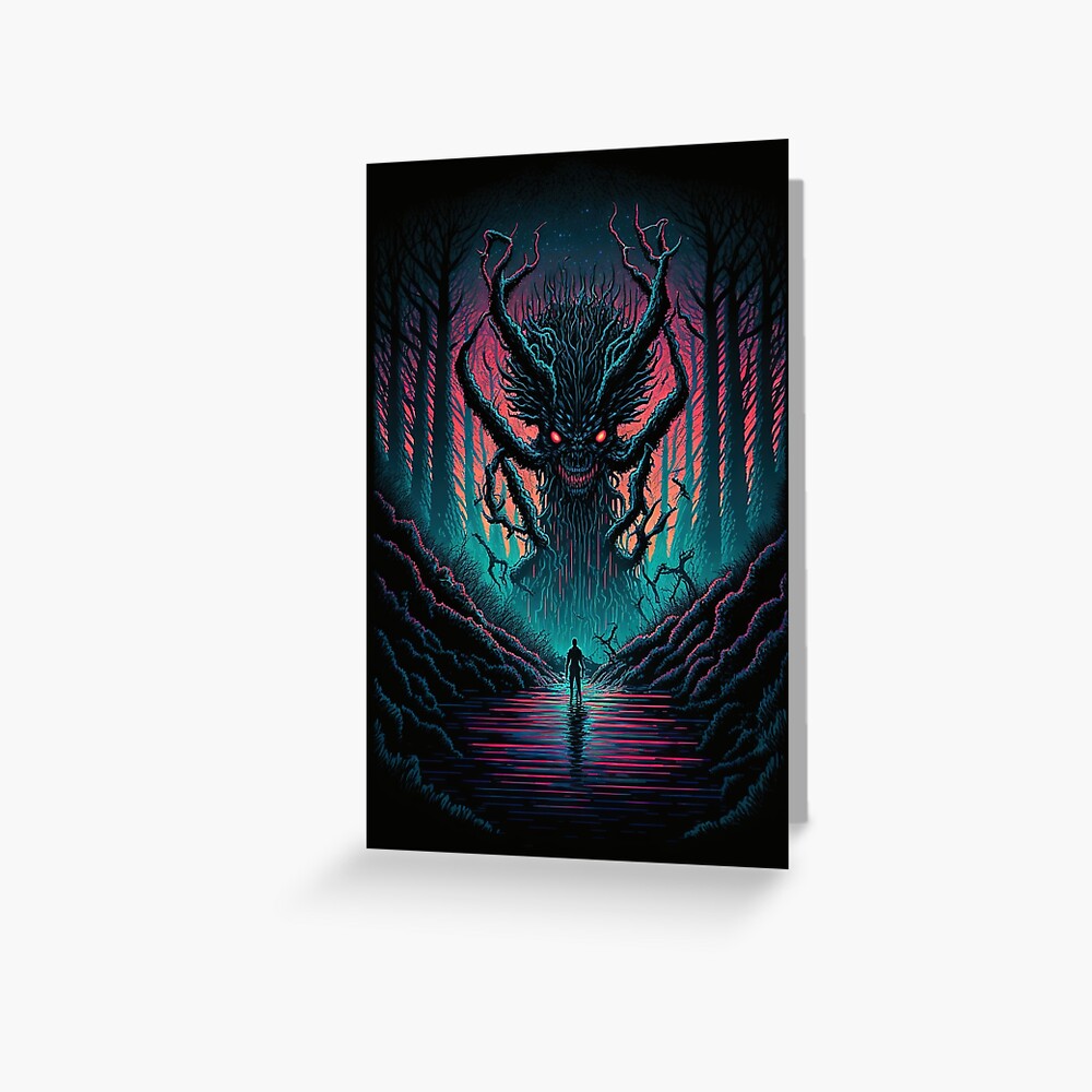 "Stranger Things Mind Flayer" Greeting Card for Sale by HenisonHorror ...