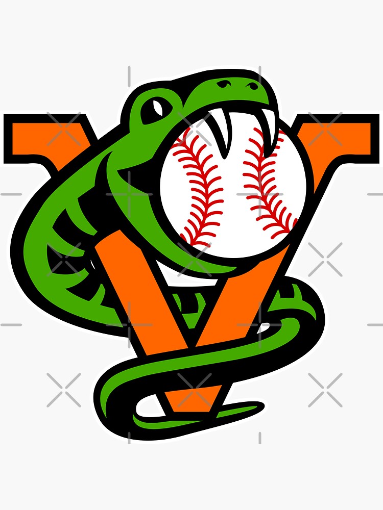 "Viper Baseball" Sticker for Sale by chuanartstation | Redbubble