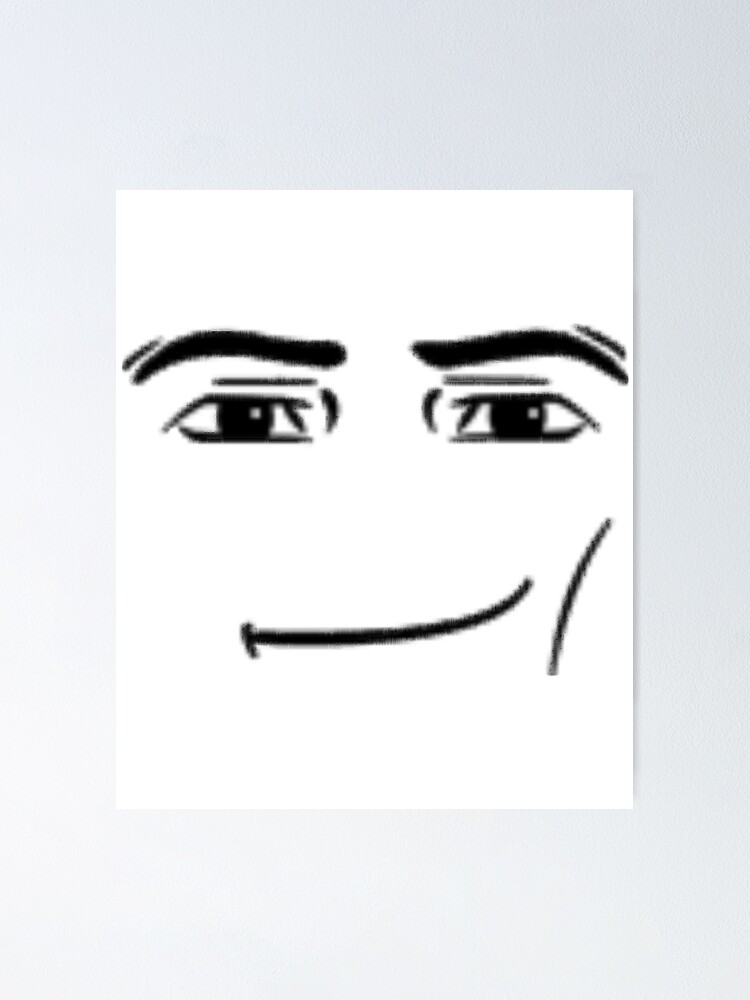 "Man Face" Poster for Sale by justjoeythingsx | Redbubble