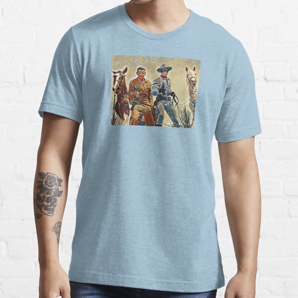 "The Lone Ranger & Tonto, Silver & Scout" T-shirt for Sale by ...