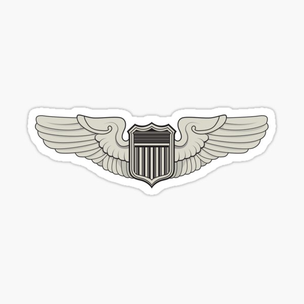 "Air Force Pilot Wings" Sticker for Sale by StickerSteves | Redbubble