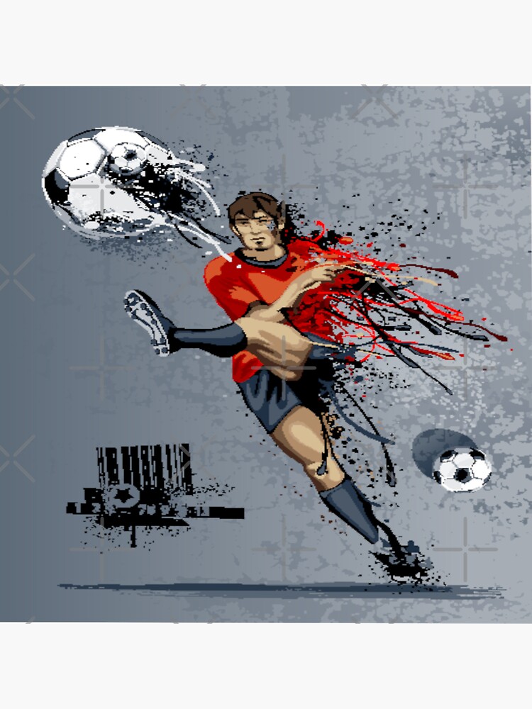 "Amazing football league" Sticker for Sale by AS-Graphics | Redbubble