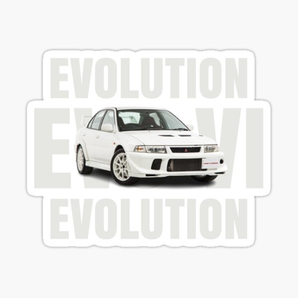 "Evolution VI" Sticker for Sale by MOTOSHIFT | Redbubble
