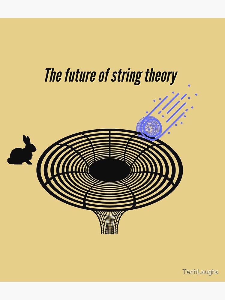 "The Future Of String Theory" Sticker for Sale by TechLaughs | Redbubble