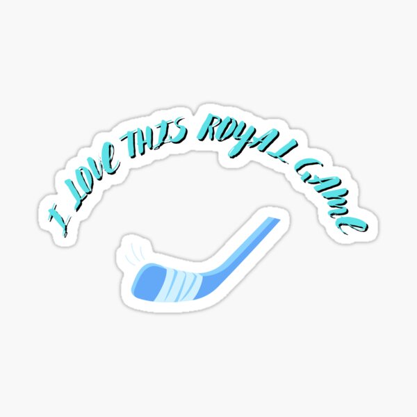 " Hockey Inspires Me" Sticker for Sale by designforum1968 | Redbubble