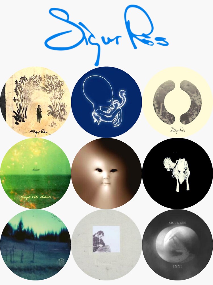"Sigur Ros t shirt and sticker | Sigur Ros Sticker" Sticker for Sale by ...