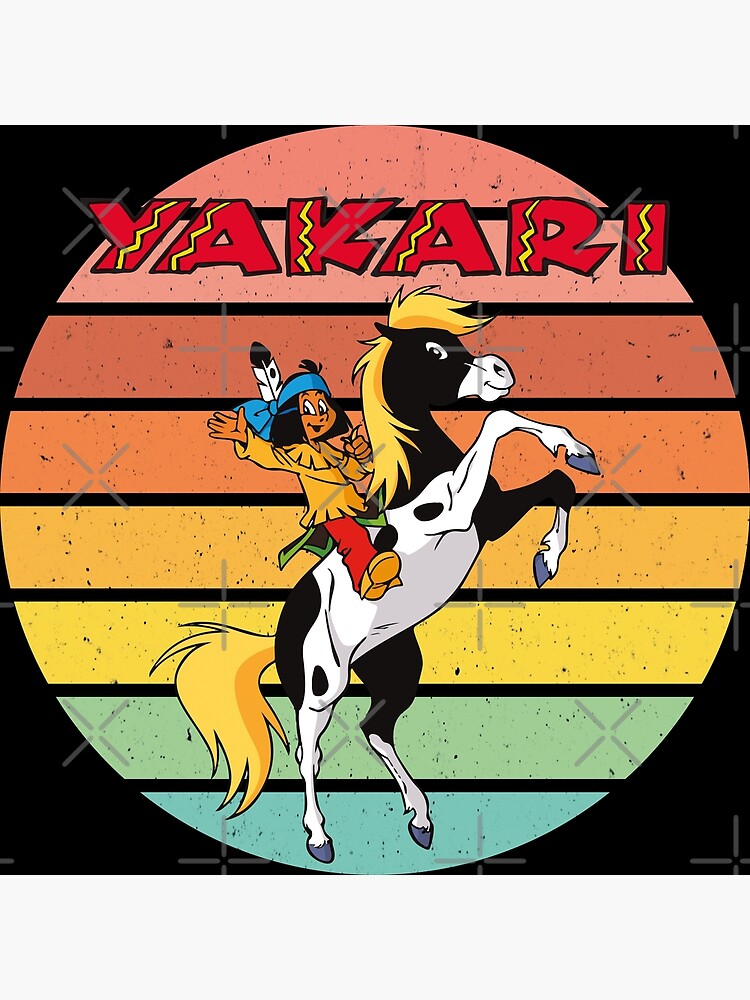 "yakari advanture funny tee" Poster for Sale by quickkaart | Redbubble