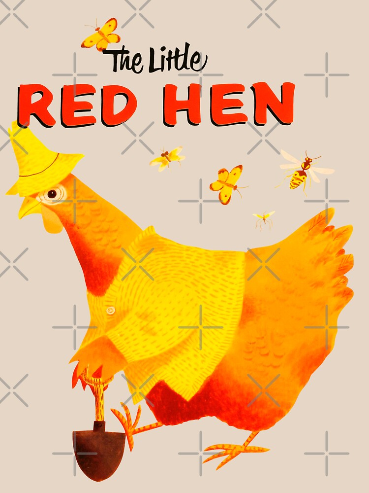 "Red Hen little golden book classic illustration " T-shirt for Sale by ...