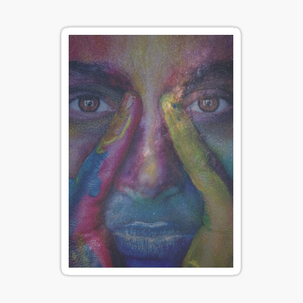 "Woman star face" Sticker for Sale by sm-creative | Redbubble