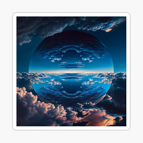 "Infinite Azure IV | phenomenon landscape" Sticker for Sale by ...