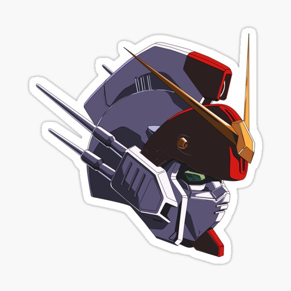 "Gundam Heavyarms Head Gundam Wing" Sticker for Sale by lman32 | Redbubble