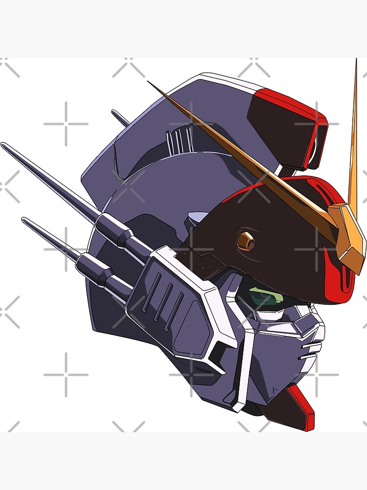 "Gundam Heavyarms Head Gundam Wing" Art Print by lman32 | Redbubble