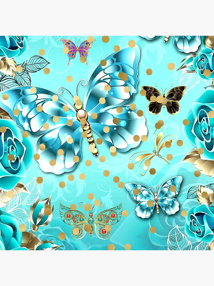 "Bling butterflies , nature, wildlife " Sticker for Sale by ...