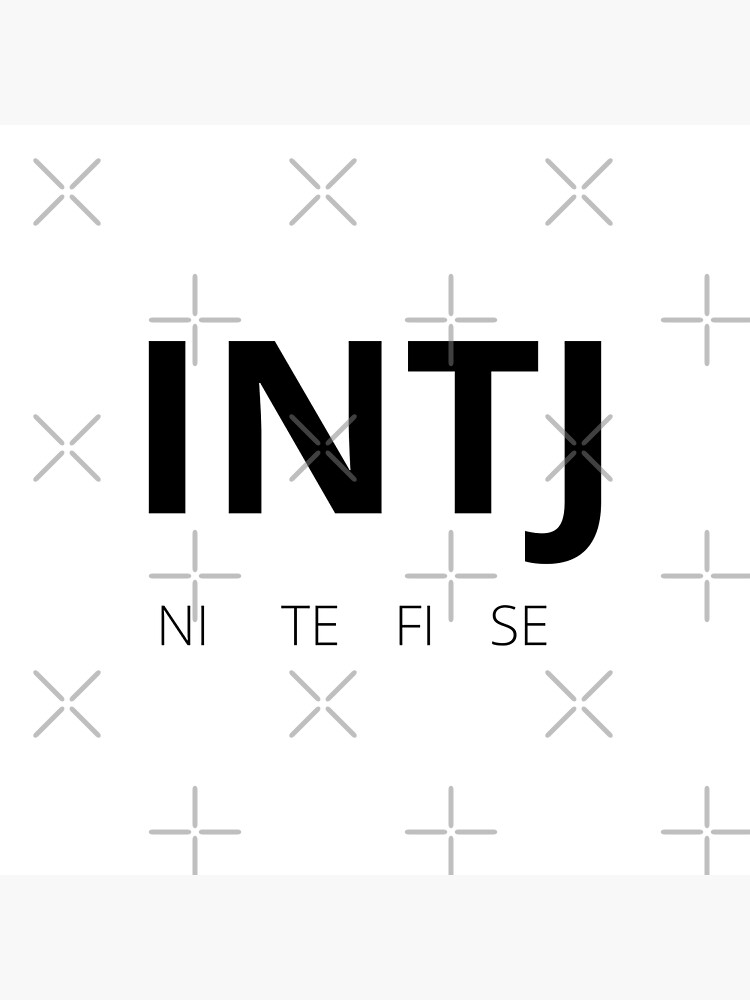 "INTJ DESIGN " Poster for Sale by khnifssa | Redbubble