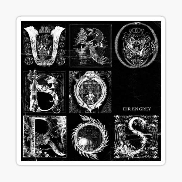 "dir en grey uroboros 2008" Sticker for Sale by goncalves-uhuy | Redbubble