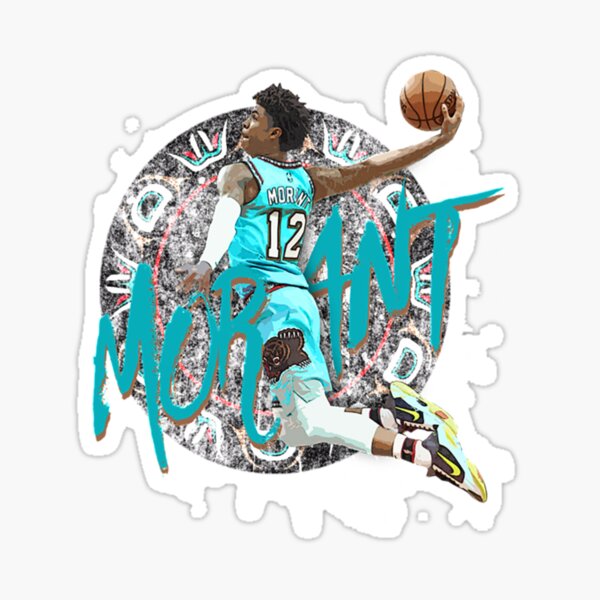 "Ja Morant 24 " Sticker for Sale by StampOutLoud | Redbubble