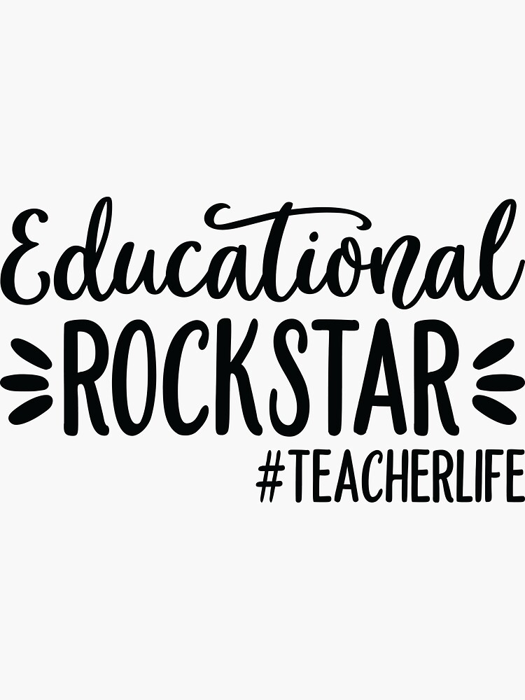 "Educational Rockstar, Christmas for Teacher, Teacher Christmas ...