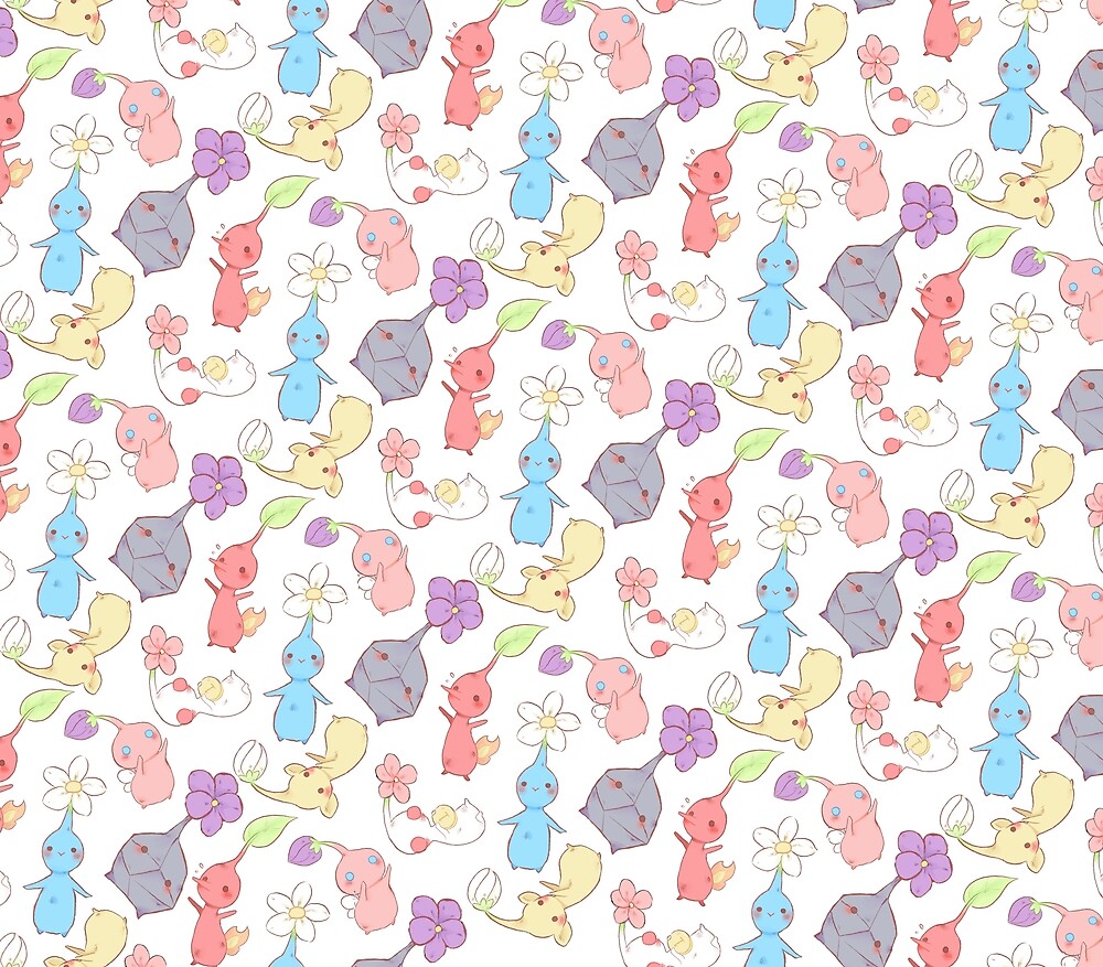 "Pikmin pattern" by ShaeBud | Redbubble